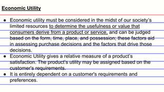 Lesson 2 The Utility And Application Of Applied Economics To Solve