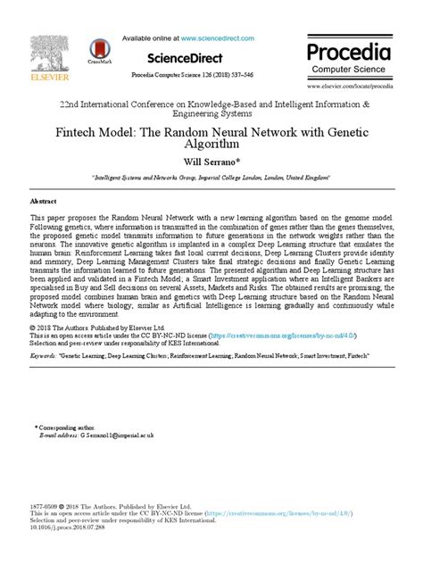 Fintech Model Pdf Deep Learning Artificial Neural Network