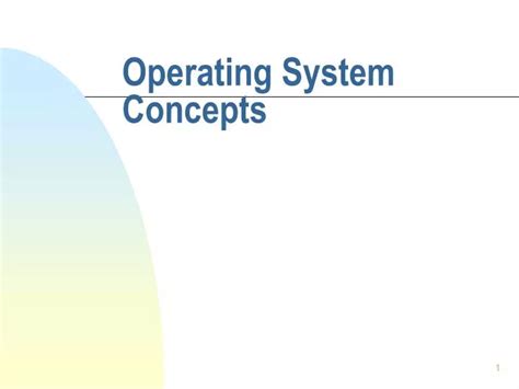 PPT Operating System Concepts PowerPoint Presentation Free Download ID