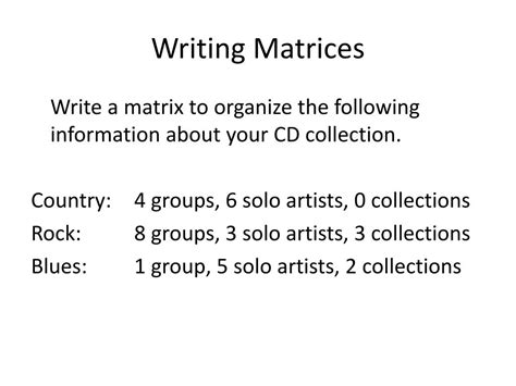 Ppt Adding And Subtracting Matrices Powerpoint Presentation Free