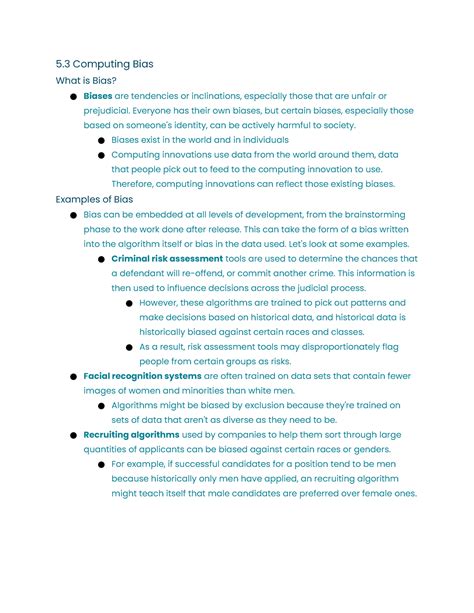 5 3 Computing Bias Jk K Jkkj Kj 5 Computing Bias What Is Bias Biases Are Tendencies Or