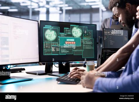 Computer Scientist In Data Center Getting Access Denied Notification On