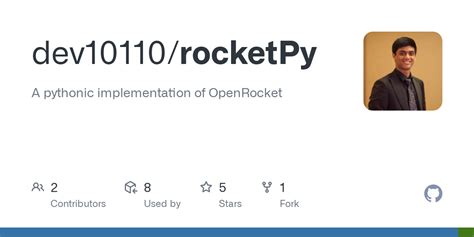 Github Dev10110rocketpy A Pythonic Implementation Of Openrocket
