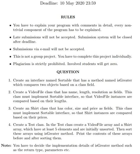 Solved The Language Must Be Java Pleas Explane Every