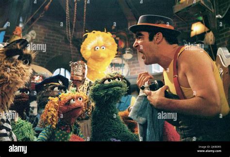 Oscar Big Bird And Mandy Patinkin Film The Adventures Of Elmo In