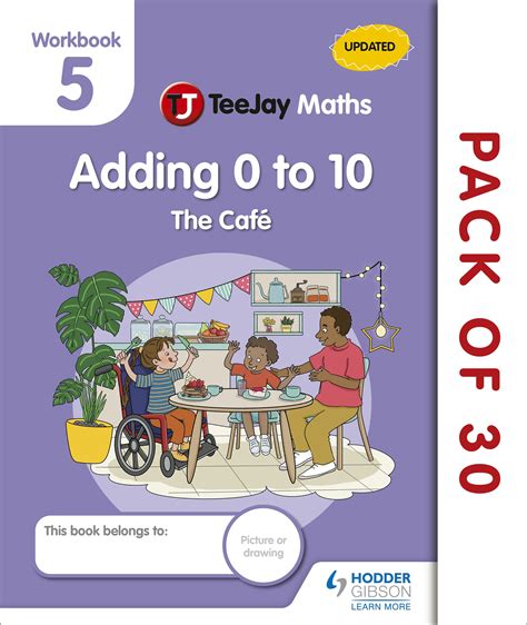 Teejay Maths Cfe Early Level Workbook 5 Pack Of 30 Adding 0 To 10