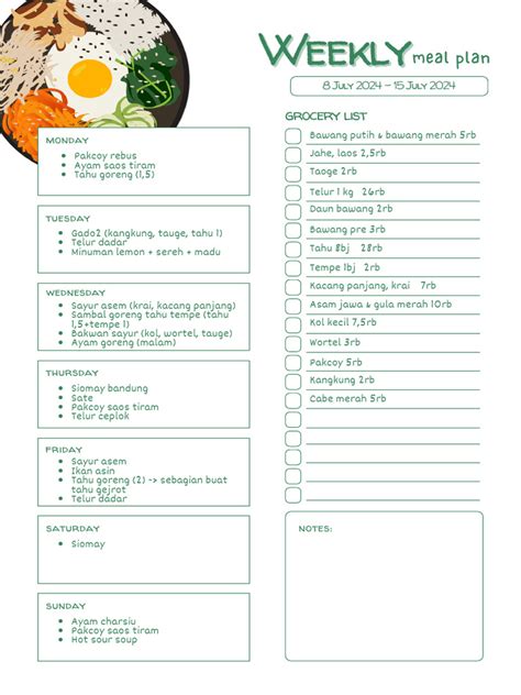 Meal Planner Pdf