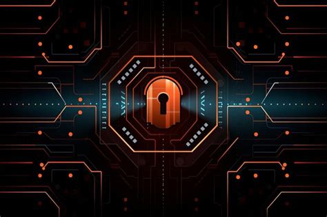 Premium Vector Modern Tech Encrypted Data Theme Background