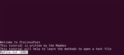 How Do I Open A Text File In Linux Terminal Its Linux Foss