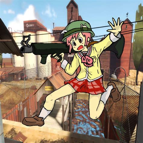 Nichifortress2 Misato Rocket Jump By Superfifibros On Deviantart