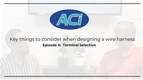 Terminal Selection When Designing A Wire Harness