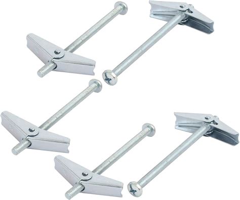 Forgefix Plasterboard Spring Toggles M6 X 75mm Zinc Plated Bag 10 Uk Diy And Tools