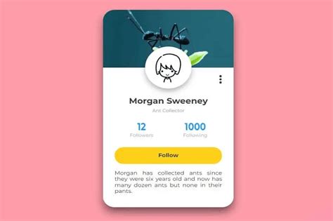 Карточки пользователей html css