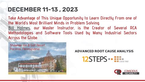 12 Step Rca Master Class Advanced Root Cause Analysis Conscious