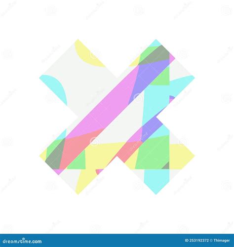 Colorful Multiply Symbol Stock Illustration Illustration Of Geometric