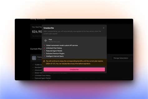 如何在 Lobechat 中切换订阅方案 · Lobechat Docs · Lobehub