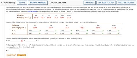 Solved 215 Points Larlinalg8 54041 Take The Natural