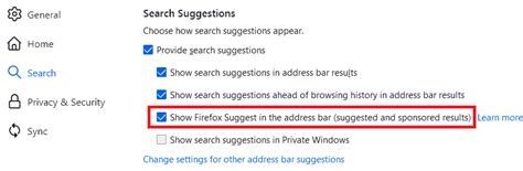 How To Disable Firefox Suggest Ghacks Tech News