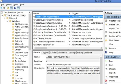 View Scheduled Tasks With Task Scheduler On Windows 8
