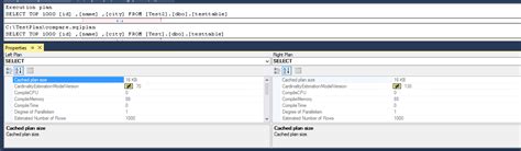 How To Compare Query Execution Plans In Sql Server 2016