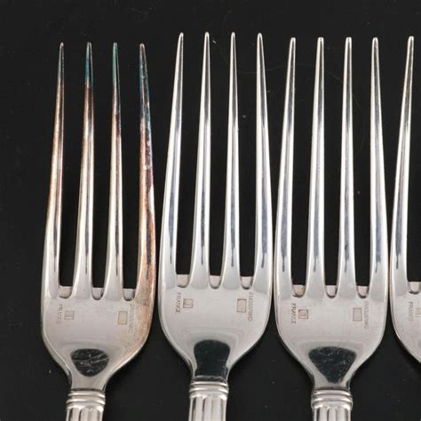 Christofle Aria Silver Plate Flatware And Serving Utensils Ebth