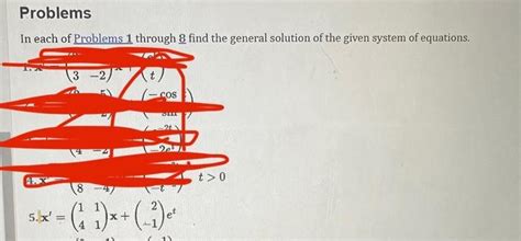 Solved Problems In Each Of Problems 1 Through 8 Find The
