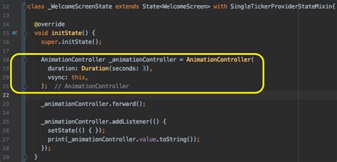 Flutter Animationcontroller The Named Parameter Vsync Isnt Defined
