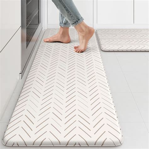 Kimode Anti Fatigue Kitchen Mat Boho Kitchen Rugs Sets Of