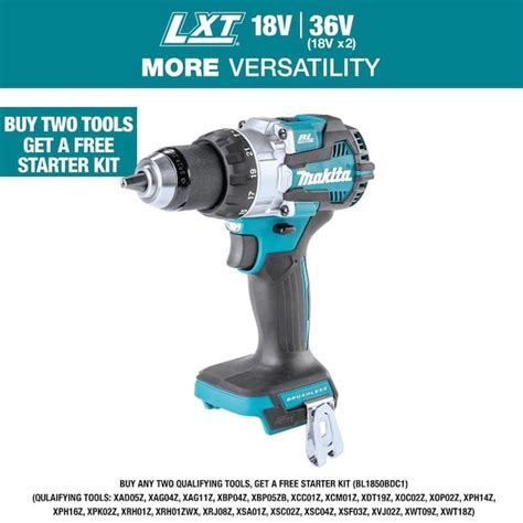 Makita 18 Volt Lxt Lithium Ion Compact Brushless Cordless 1 2 In Driver Drill Tool Only