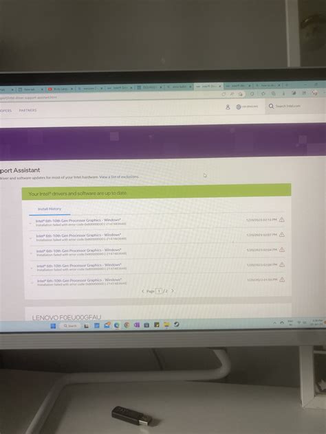 Installation Failed With Error Code 0x80000000 2147483648 Intel Community