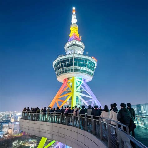 N Seoul Tower South Korea Photo Premium Ai Generated Image