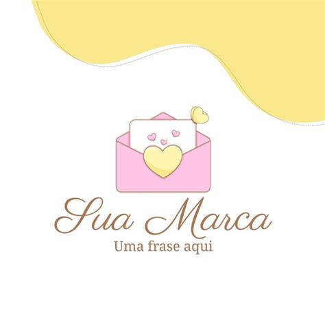Logo Letra Corazón Invitación De Boda Vector Vector Premium