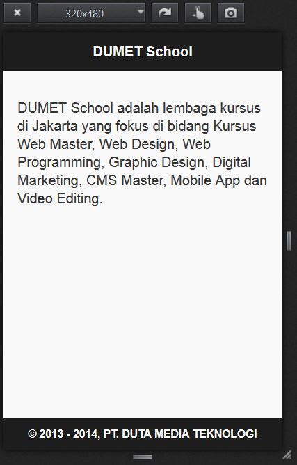 Membuat Hello World Di JQuery Mobile