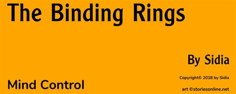 Mind Control Sex Story The Binding Rings Chapter 8 By Sidia