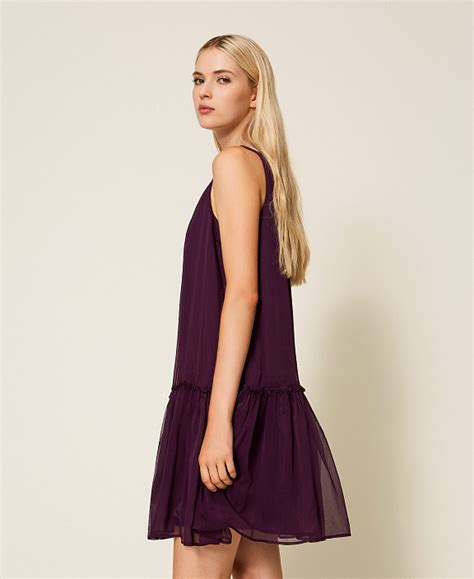 Платье с оборками из тюля 252ap2580 Twinset — купить в интернет магазине бренда женской одежды