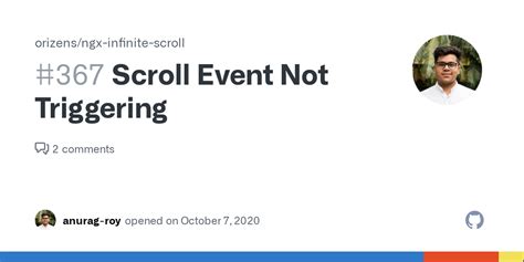 Scroll Event Not Triggering Issue Orizens Ngx Infinite Scroll Github