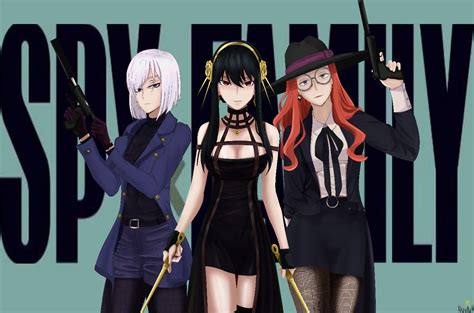 Spy X Family Sylvia Sherwood Yor Briar Fiona Frost Fanart Chicas Anime Chica Anime Anime Ropa