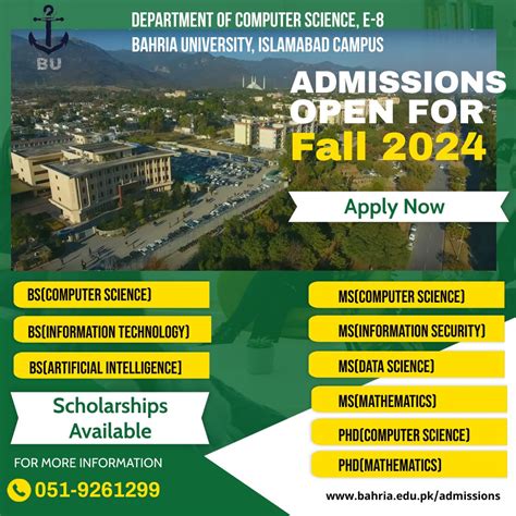 Department Of Computer Science E 8 Bahria University Islamabad On