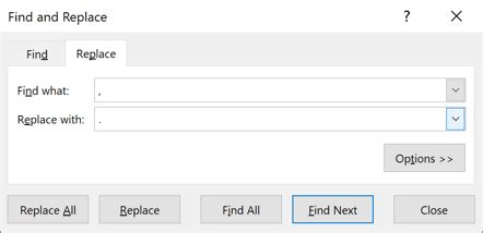 How To Change Comma To Decimal Point And Vice Versa In Excel Microsoft Excel