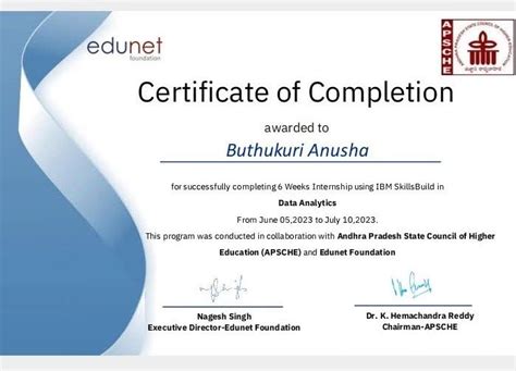 anusha reddy on linkedin i have successfully completed by ibm skills