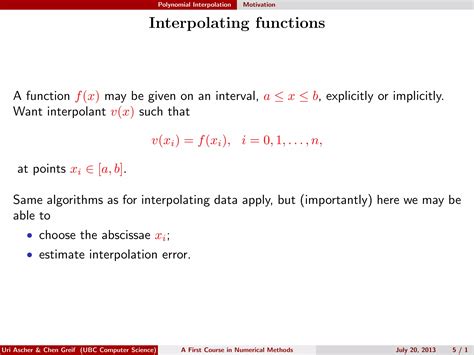 2 Polynomial Interpolation Ppt 2 Polynomial Interpolation Ppt