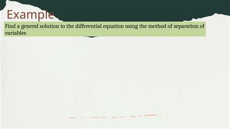 0 2 Separable Differential Equation Pptx
