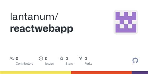 Github Lantanumreactwebapp