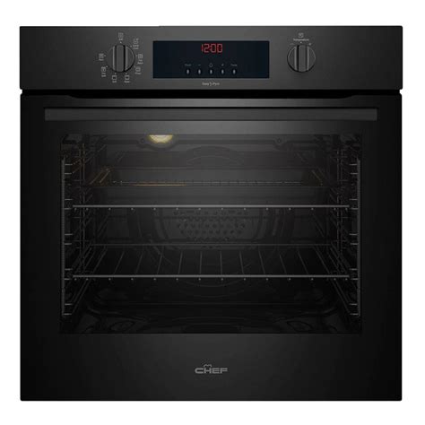 Chef 60cm Electric Built In Multi Function Oven With Easy Pyro Clean