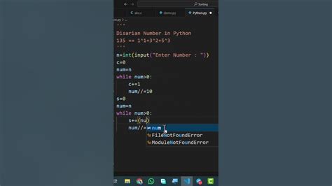 Disarium Number Mostly Asked Program In Interview Python Tcs Infosys Pythonprogramming