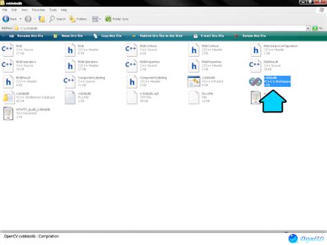 cvblobslib with opencv installation dsynflo