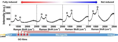 Raman Spectra Of 2 Layers Of Go Coated On An Integrated Waveguide After