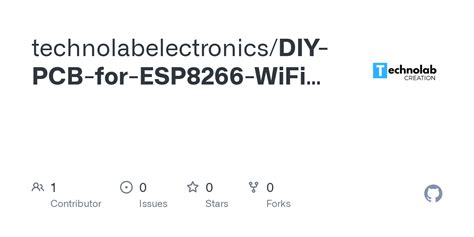 GitHub Technolabelectronics DIY PCB For ESP WiFi Module