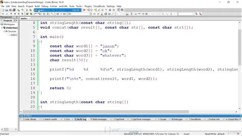 71demonstration Understanding Char Arrays Youtube