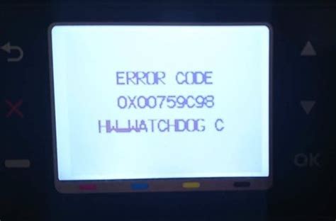 HP Printer Error Code X C Fix